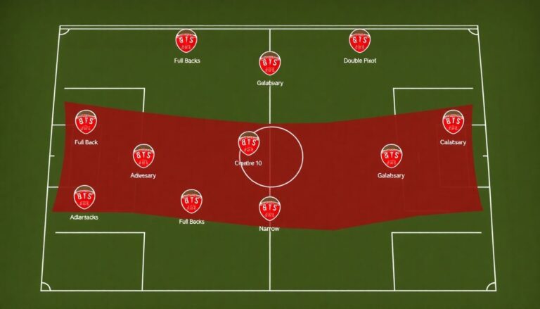 Tactical board: dissecting galatasaray's preferred formation and key ...